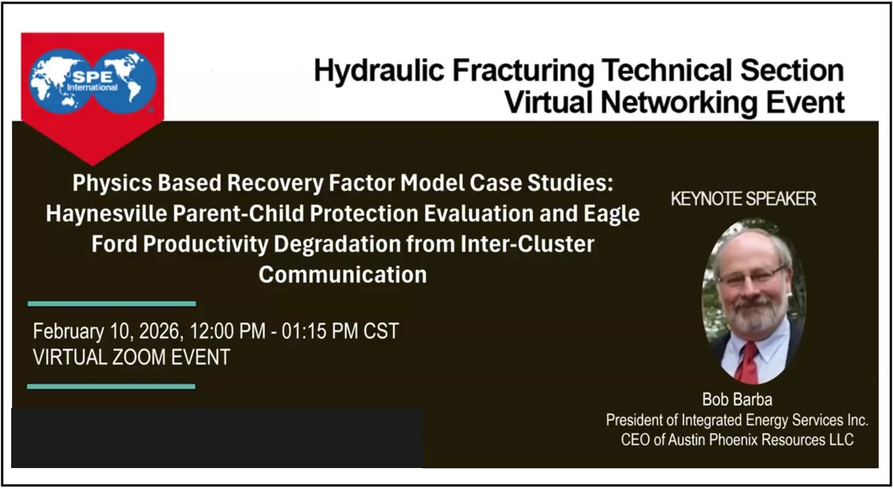 Technical Section Webinar: Physics Based Recovery Factor Model Case ...
