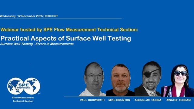 Technical Section Webinar: Practical Aspects of Surface Well Testing ...