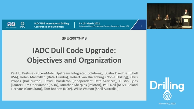 IADC Dull Code Upgrade: Objectives and Organization – SPE Energy Stream