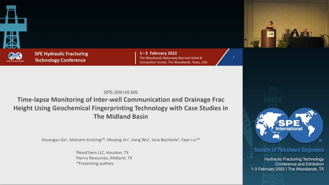 Time-Lapse Monitoring of Inter-Well Communication and Drainage Frac Height Using Geochemical ...