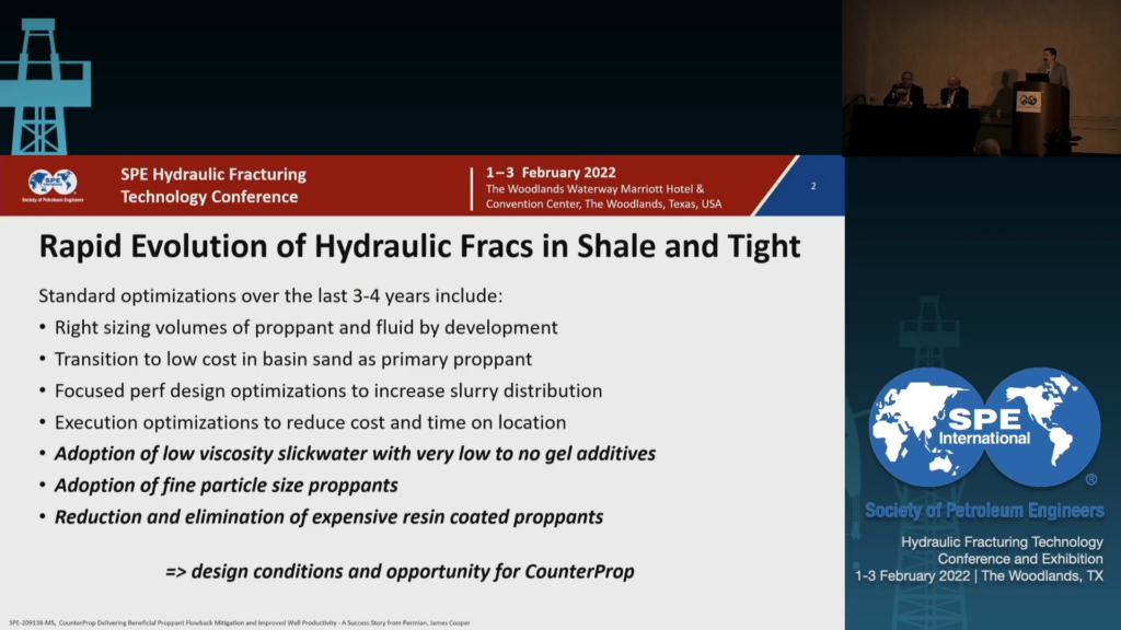 CounterProp Delivering Beneficial Proppant Flowback Mitigation and ...