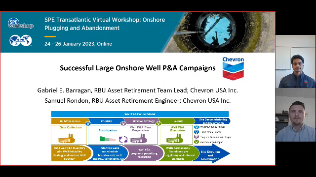 Successful Large Onshore Well P&A Campaigns – SPE Energy Stream
