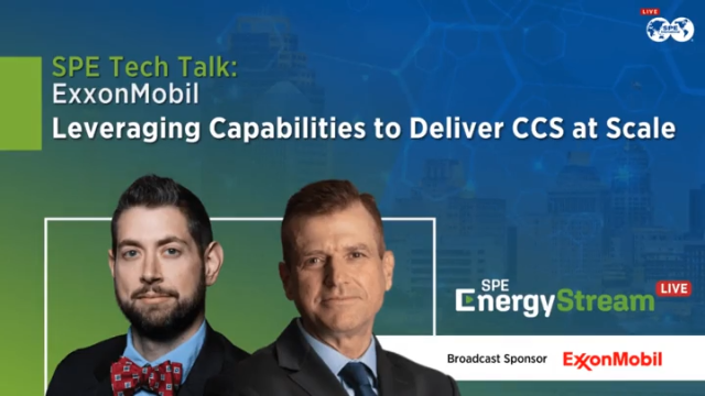Leveraging Capabilities to Deliver CCS at Scale – SPE Energy Stream