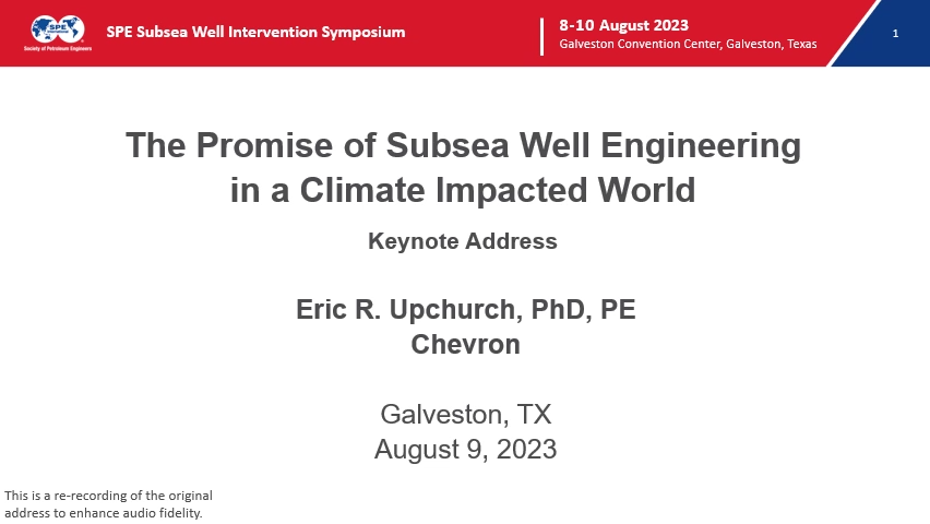 Presentations – SPE Energy Stream