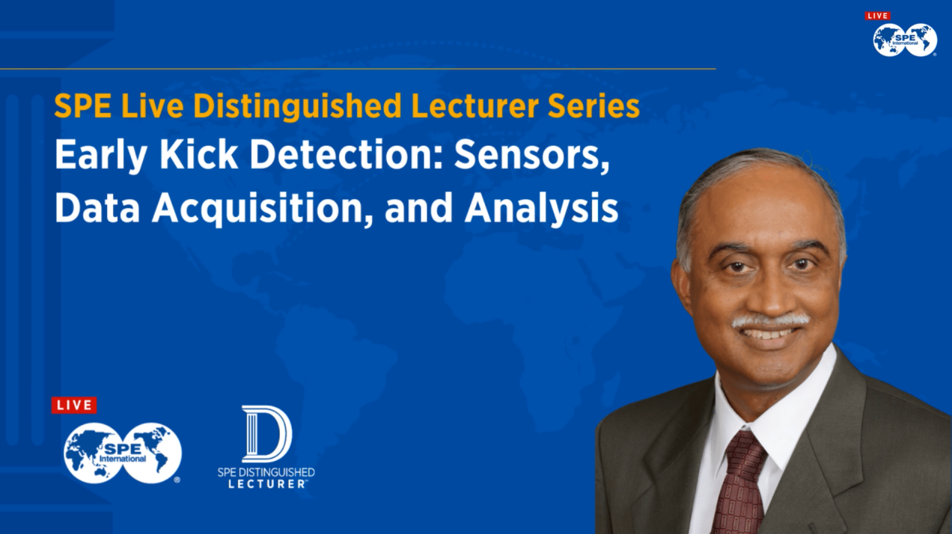 SPE Live Distinguished Lecturer Series: Early Kick Detection: Sensors ...