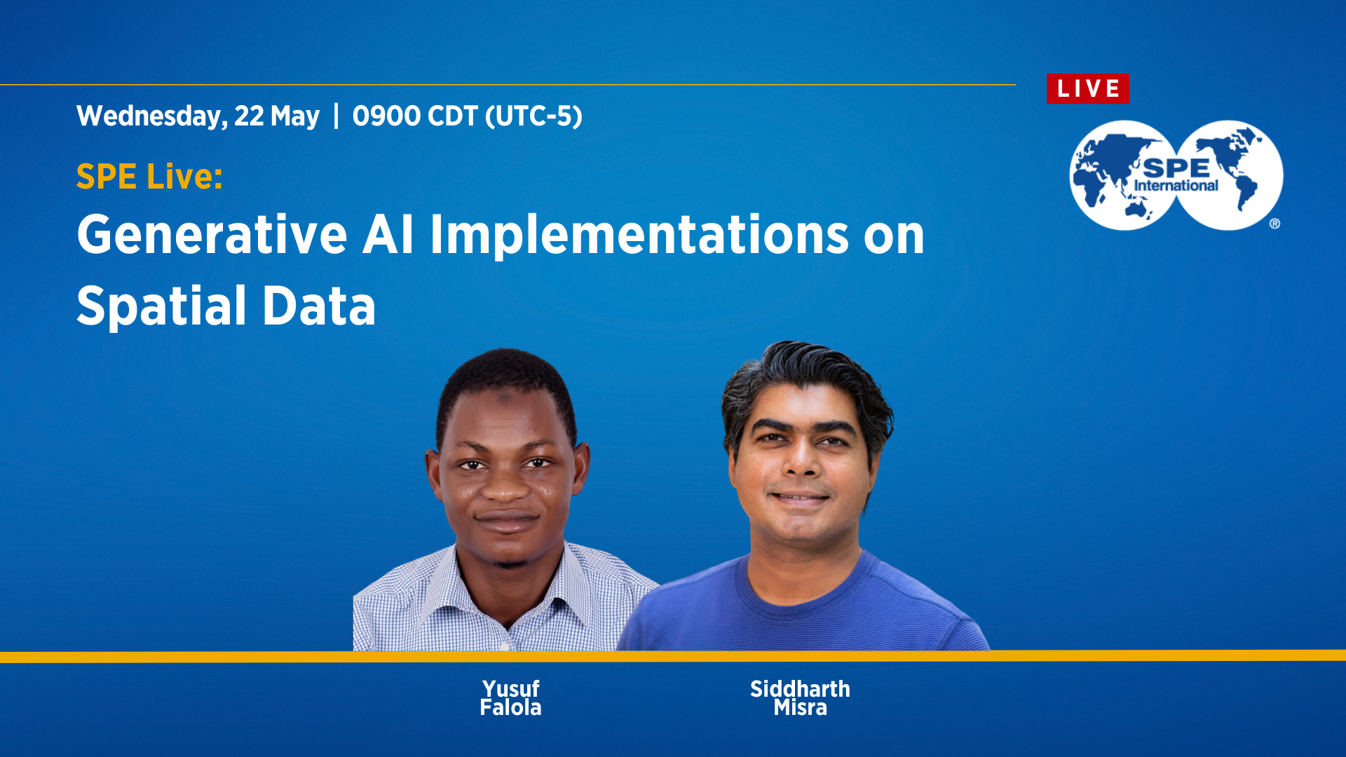 SPE Live: Generative AI Implementations on Spatial Data – SPE Energy Stream