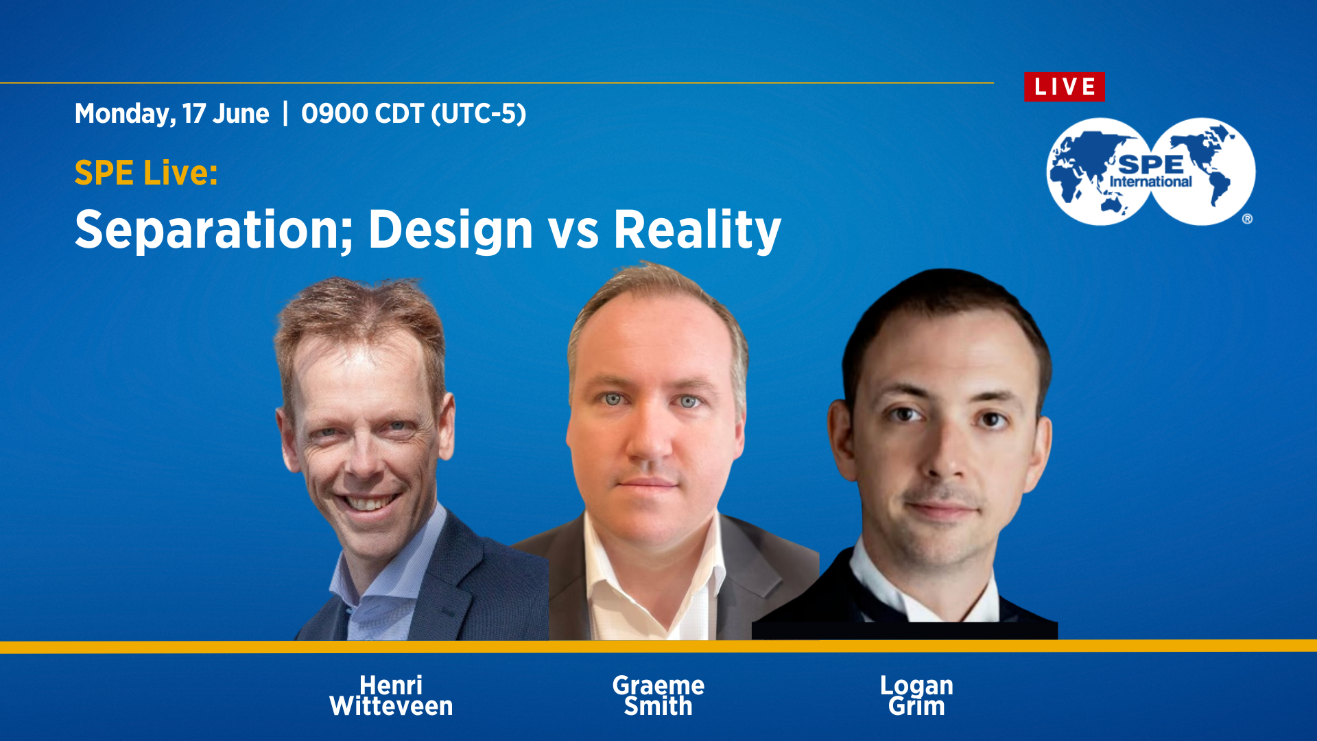 SPE Live: Separation; Design vs Reality – SPE Energy Stream