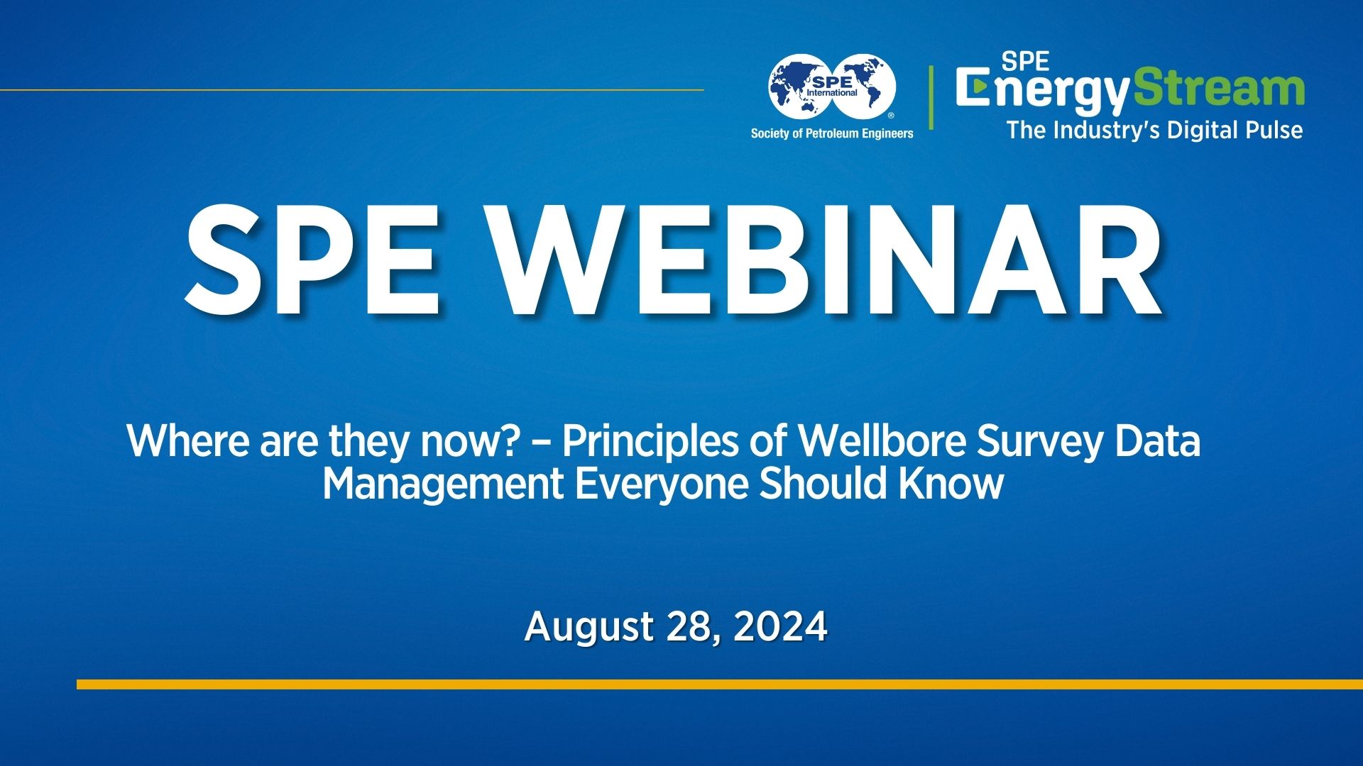 Where are they now? – Principles of Wellbore Survey Data Management ...