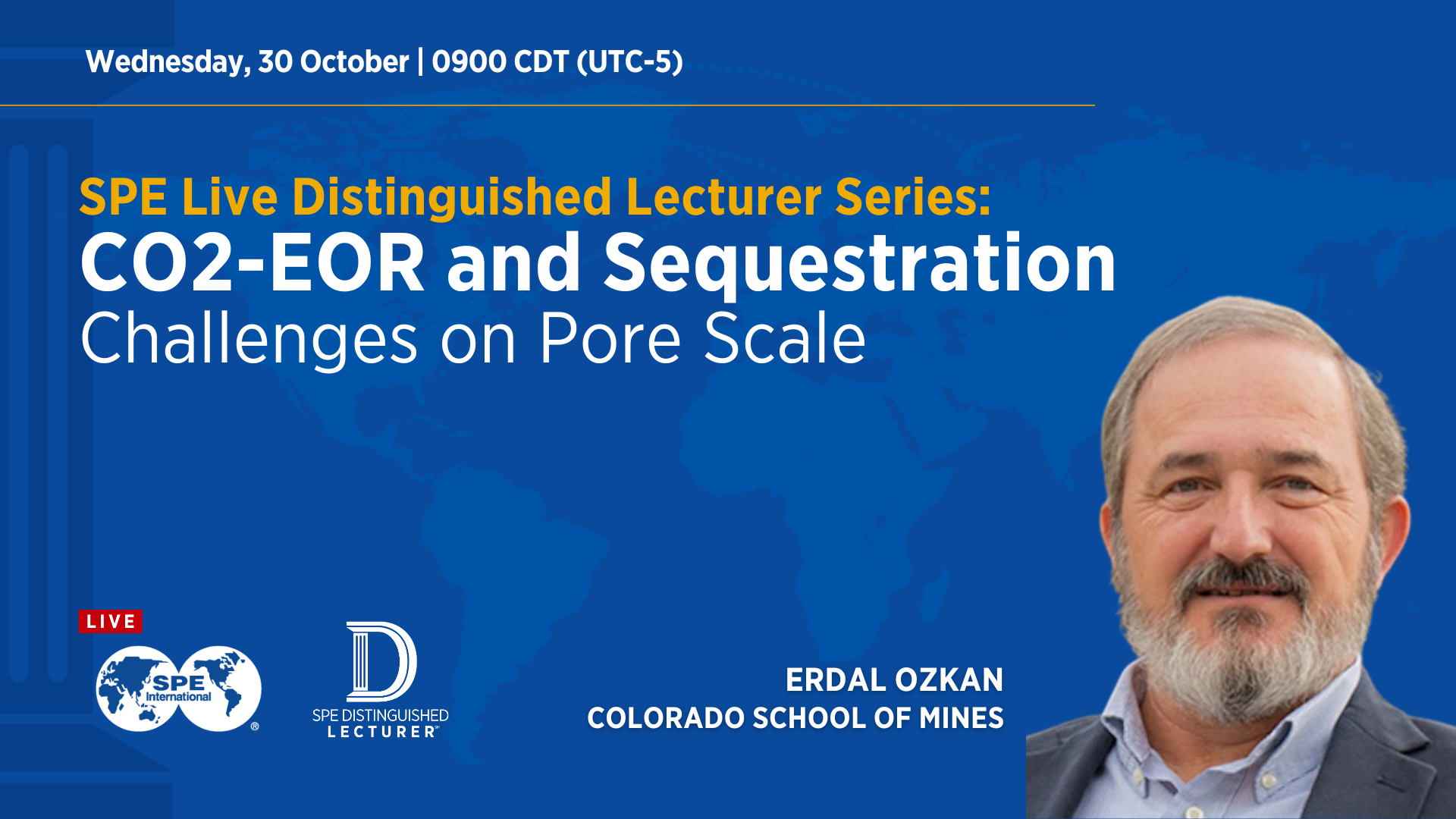 SPE Live Distinguished Lecturer Series: CO2-EOR and Sequestration ...