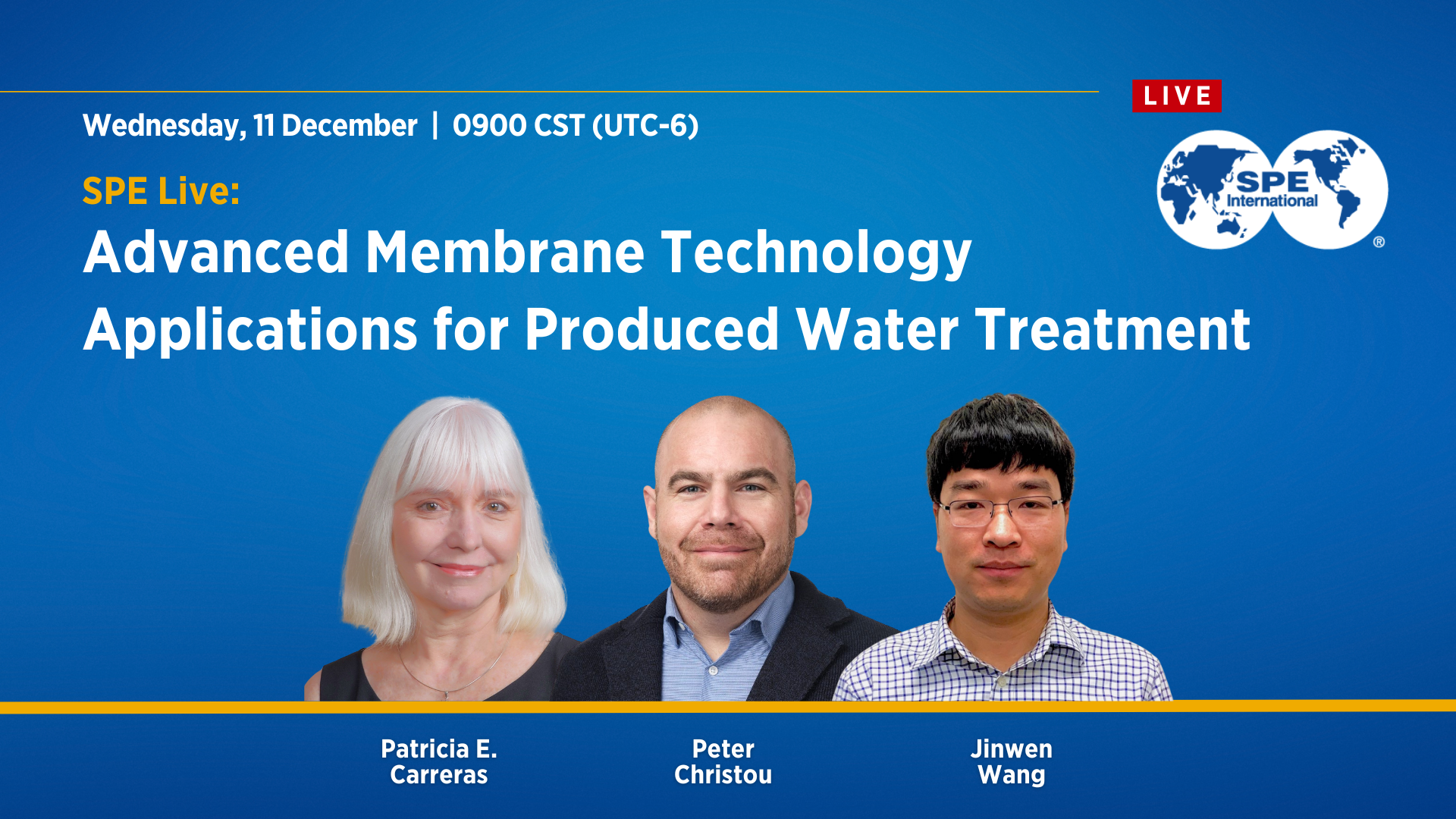 SPE Live: Advanced Membrane Technology Applications for Produced Water ...