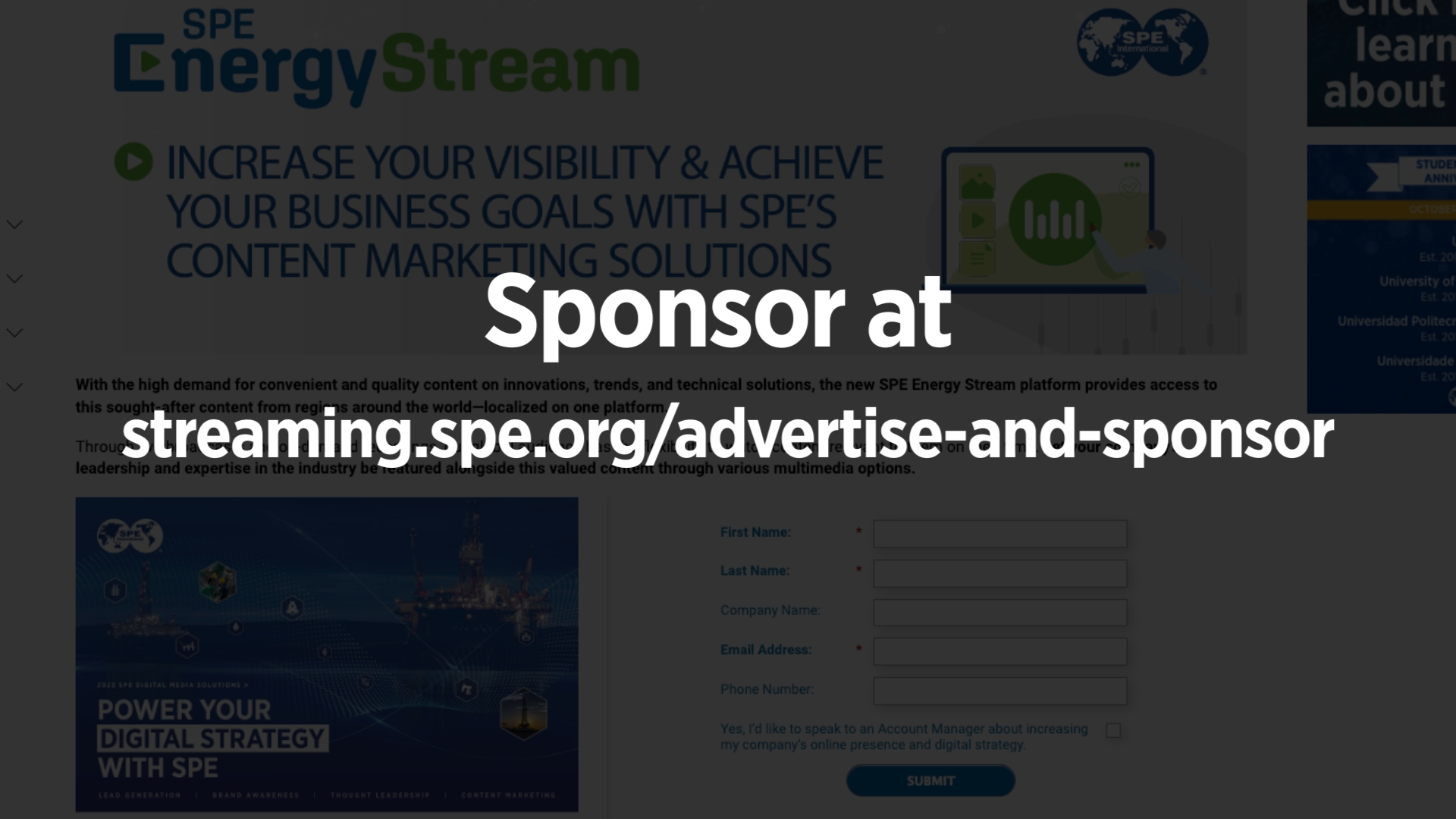 Energy in 3 – SPE Energy Stream