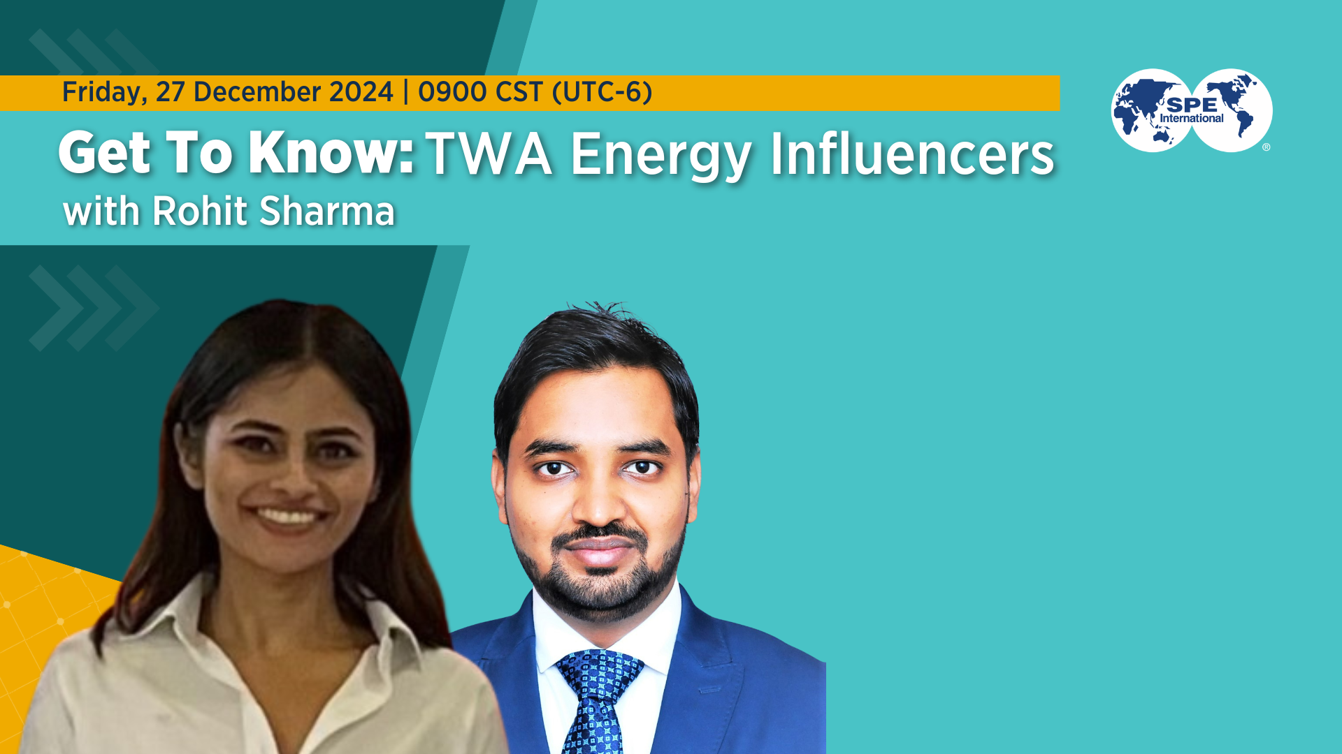 Get to Know: TWA Influencers – Rohit Sharma – SPE Energy Stream