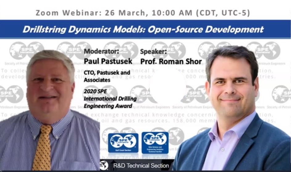 Drillstring Dynamics Models Open Source Development Spe Energy Stream