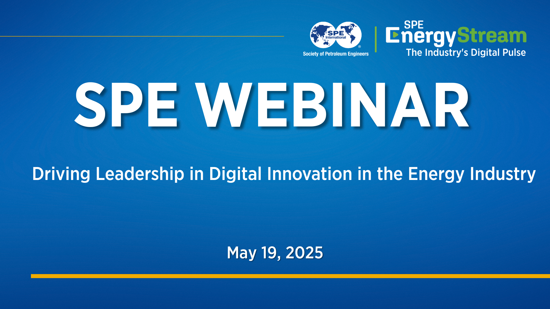 Driving Leadership in Digital Innovation in the Energy Industry – SPE ...