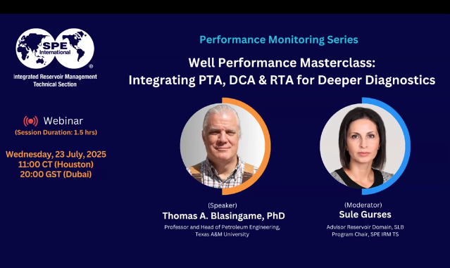 Well Performance Masterclass: Integrating PTA, DCA, and RTA for Deeper Diagnostics – SPE Energy ...