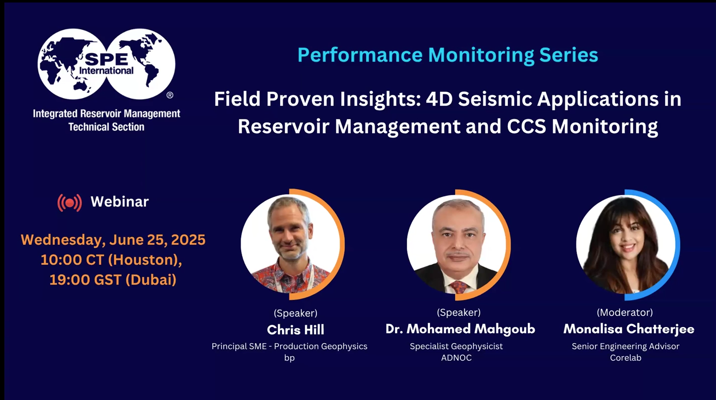 Field Proven Insights: 4D Seismic Applications in Reservoir Management and CCS Monitoring – SPE ...