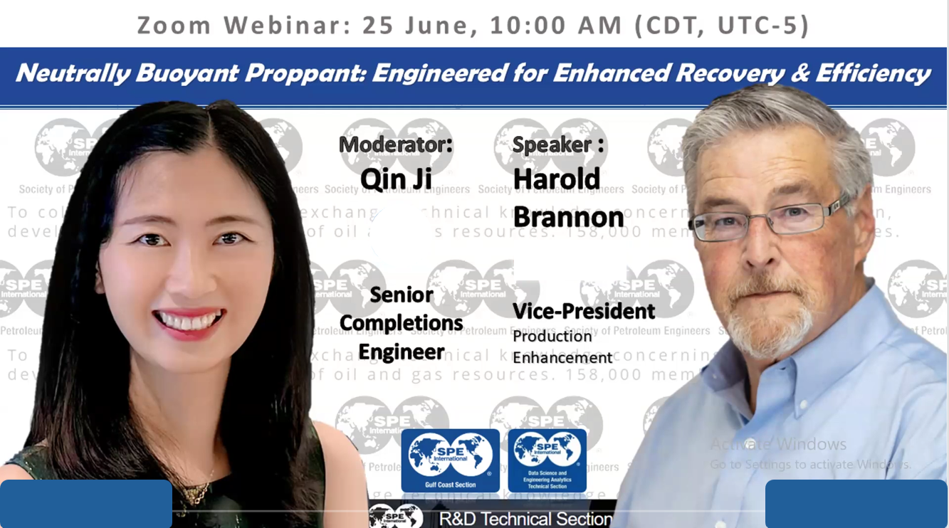 Technical Section Webinar: Neutrally Buoyant Proppant: Engineered for ...
