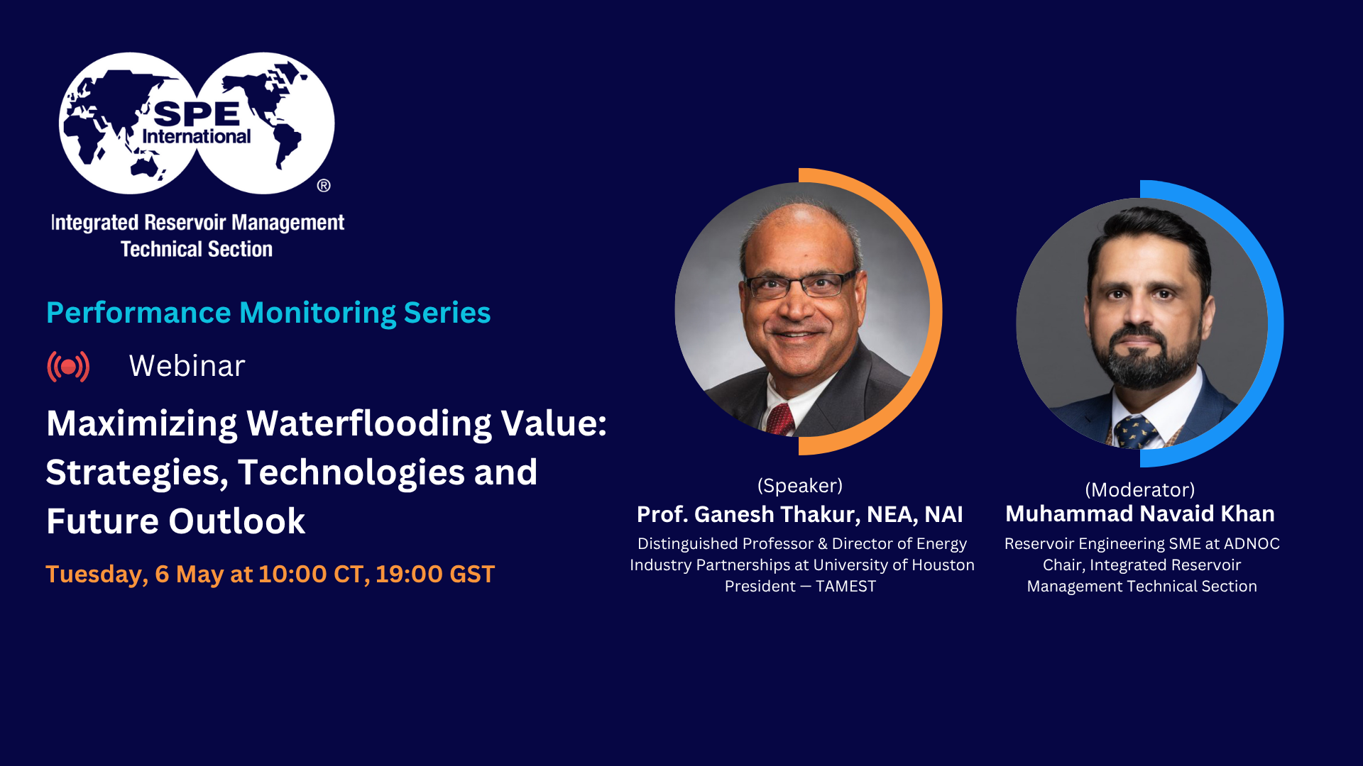 Technical Section Webinar: Maximizing Waterflooding Value: Strategies, Technologies, and Future ...