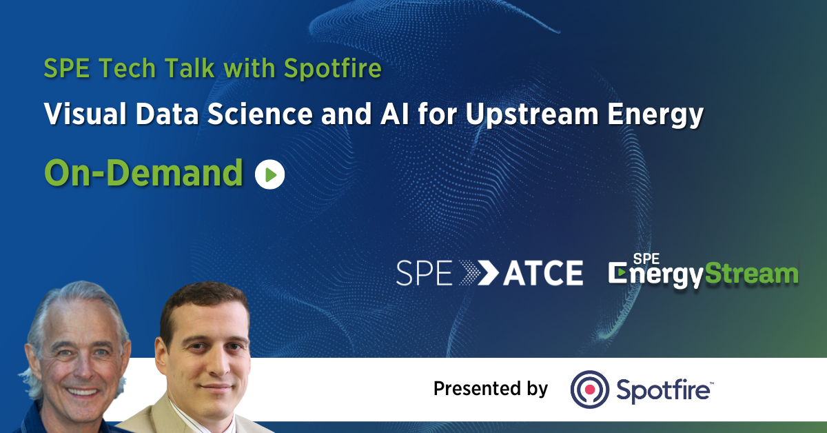 Visual Data Science and AI for Upstream Energy – SPE Energy Stream