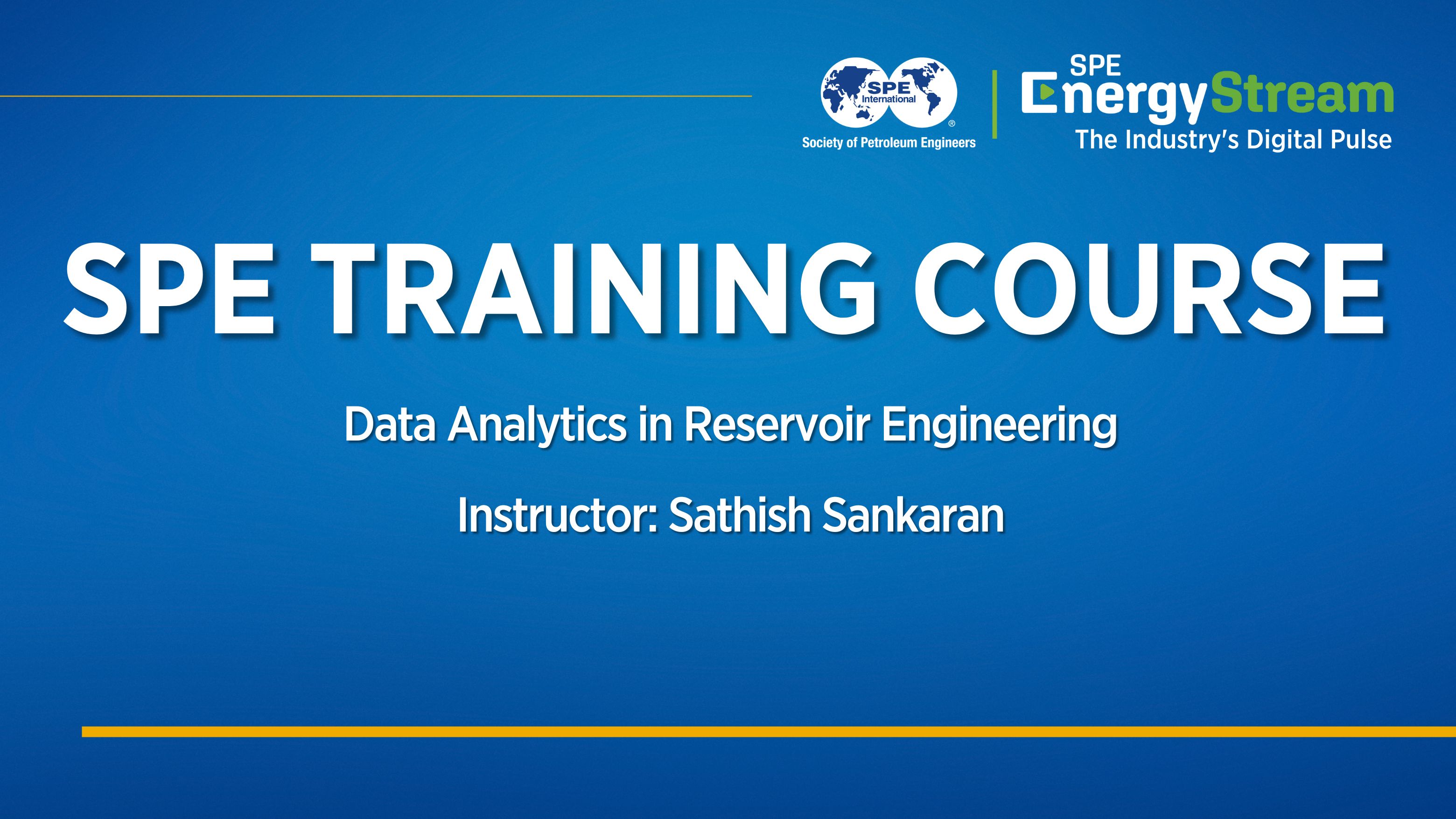 Data Analytics in Reservoir Engineering – SPE Energy Stream