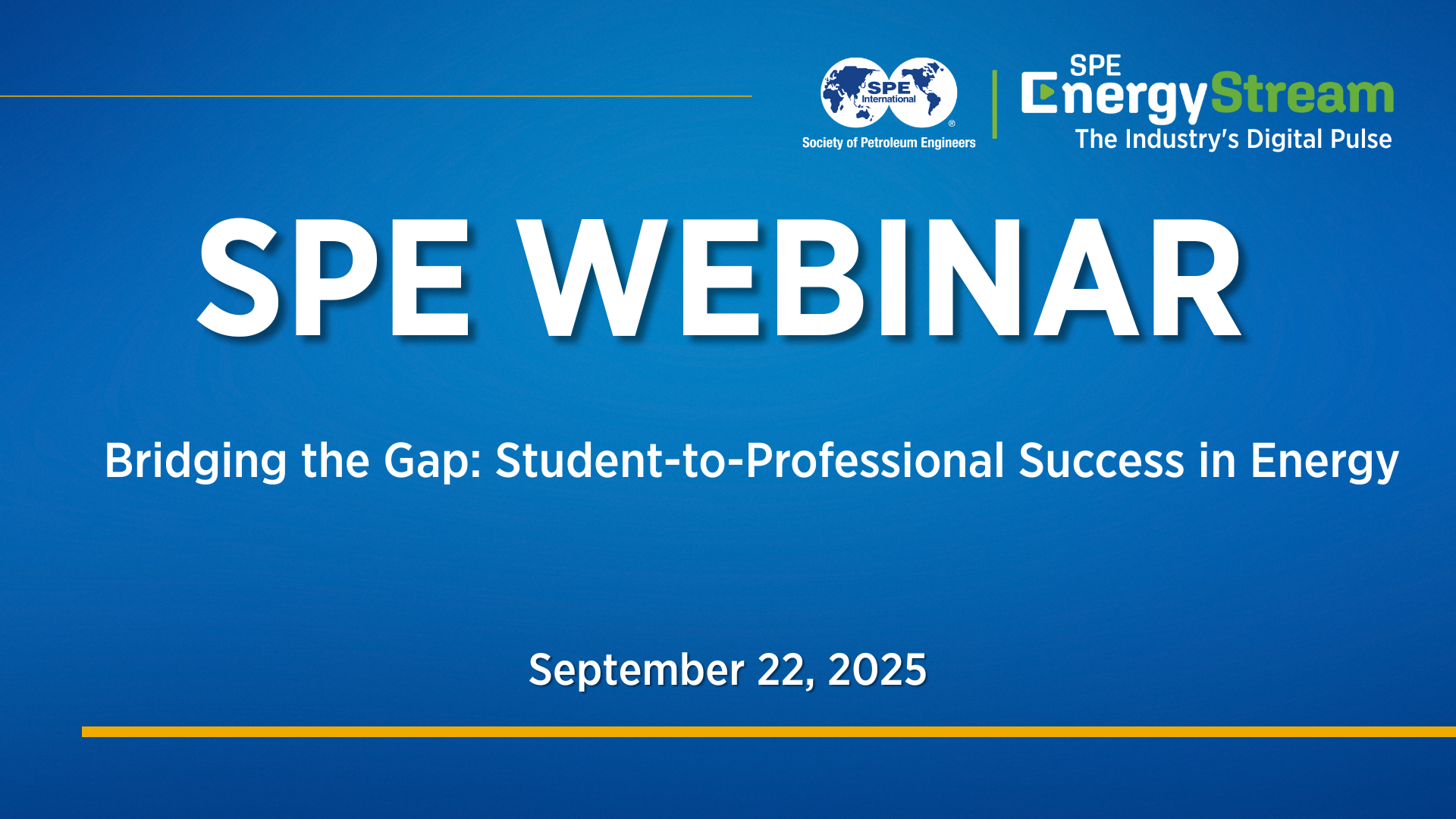 Webinars – SPE Energy Stream